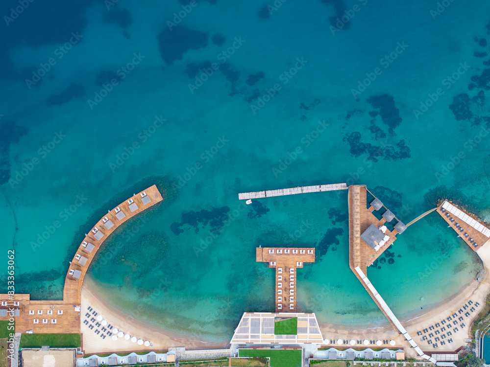 Bodrum Beach and Turquoise Coasts Drone Photo, Bodrum Muğla, Türkiye ...