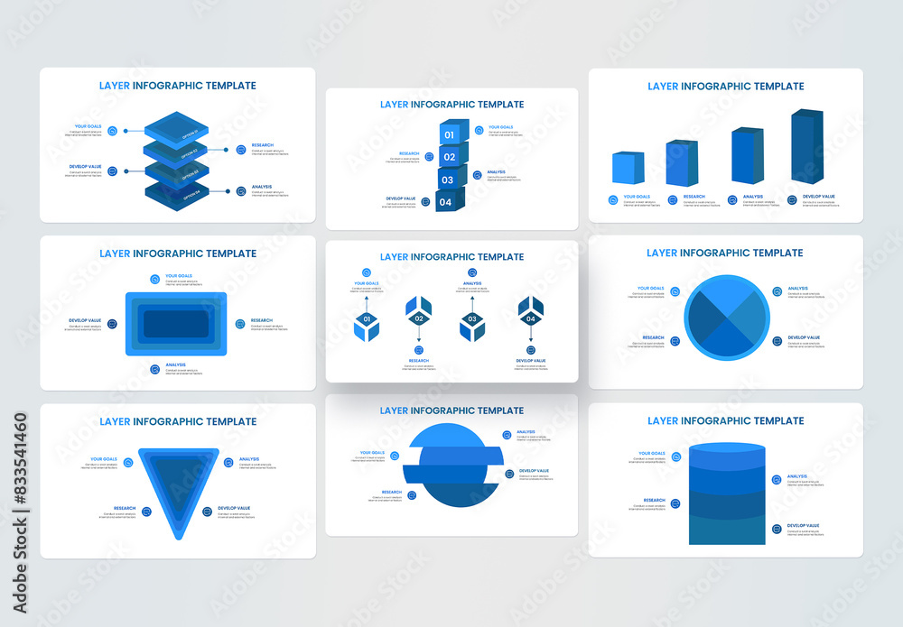 Layer Infographic Design Template Stock Template | Adobe Stock