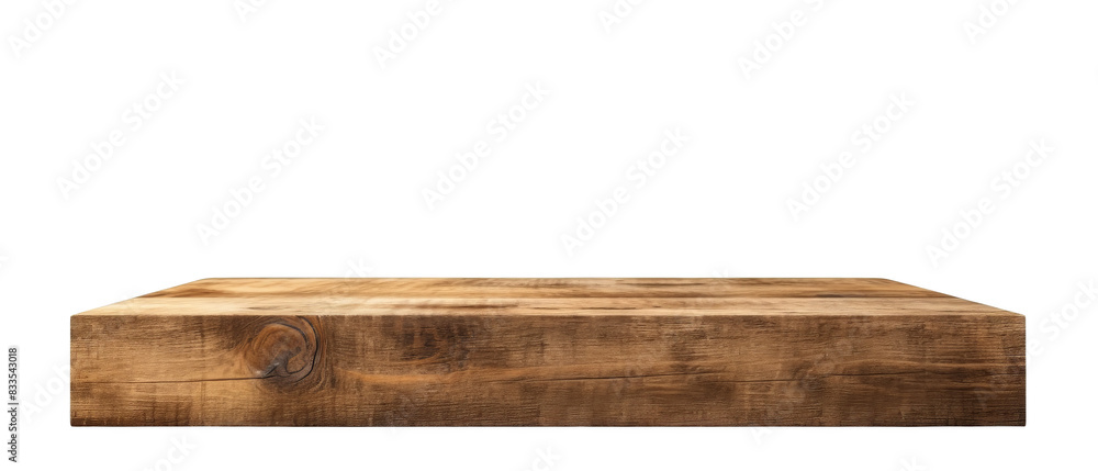 Wooden Table for Product Placement Rustic and Versatile Display Surface ...