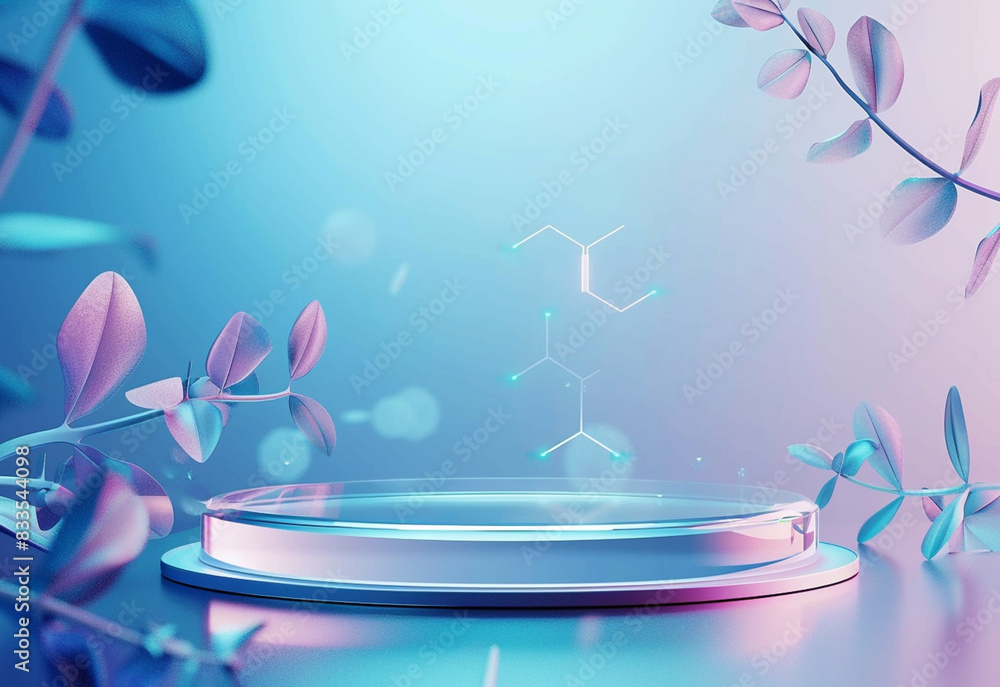 Empty Glass texture podium,empty podium for product presentation ...