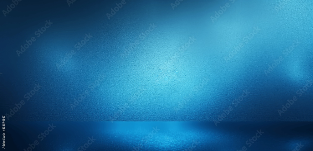 High Contrast Blue Gradient Background with Soft Glowing Light Design ...