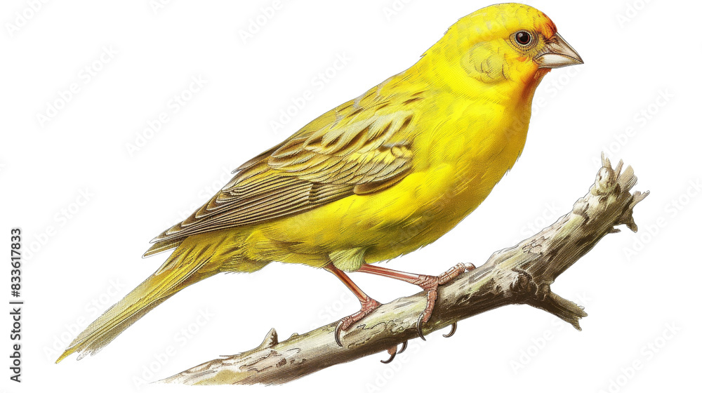 Canary isolated on white background on the Transparent Background, PNG ...