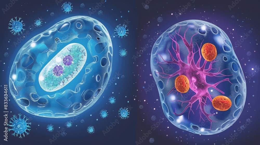 Eukaryotic vs. prokaryotic cells: Compare and contrast eukaryotic cells ...