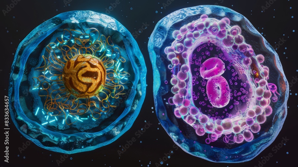 Eukaryotic vs. prokaryotic cells: Compare and contrast eukaryotic cells ...