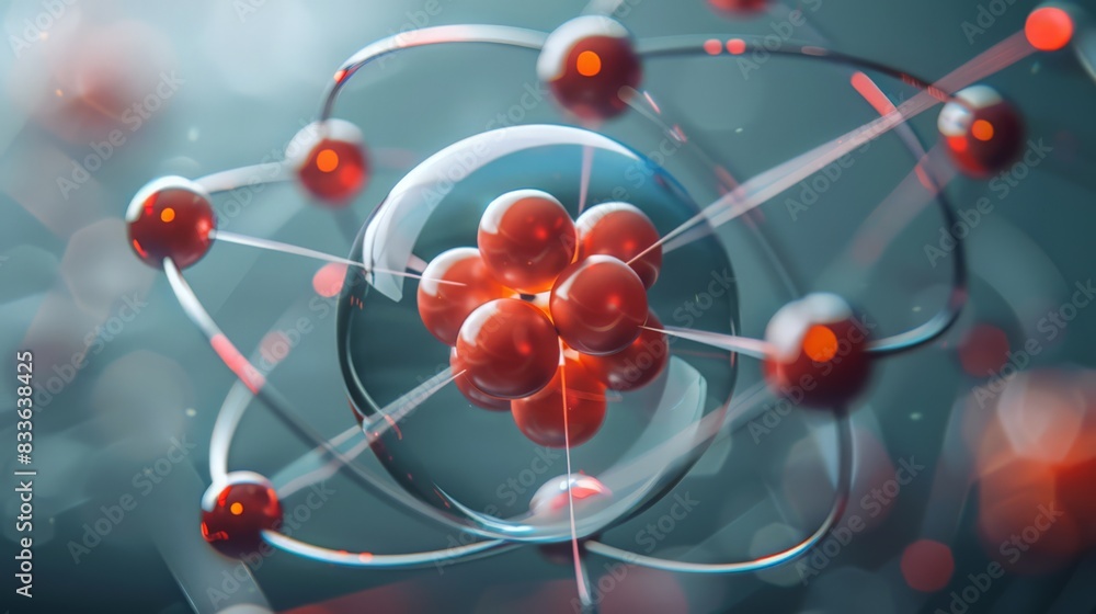 Silicon atom: Illustrate the silicon atom, with its 14 protons, 14 neutrons, and 14 electrons ...