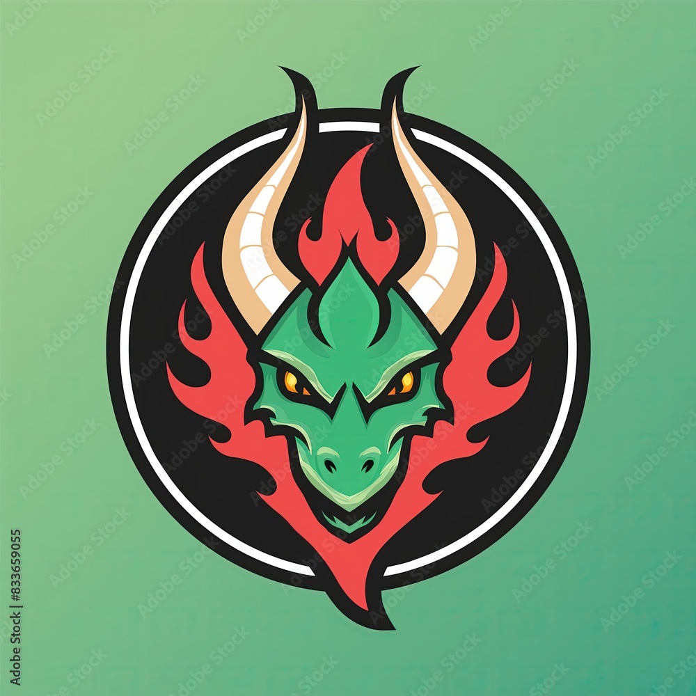 dragon gaming logo. dragon logo to apps. dragon logo to turnament ...