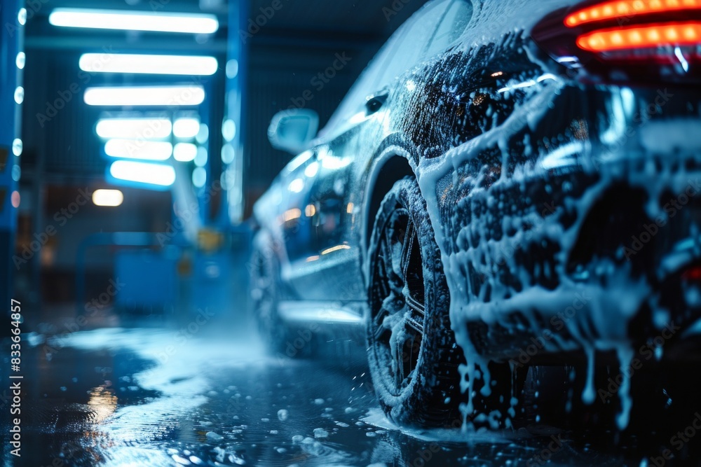 As I scrubbed the foam into my car’s surface at the self-service ...