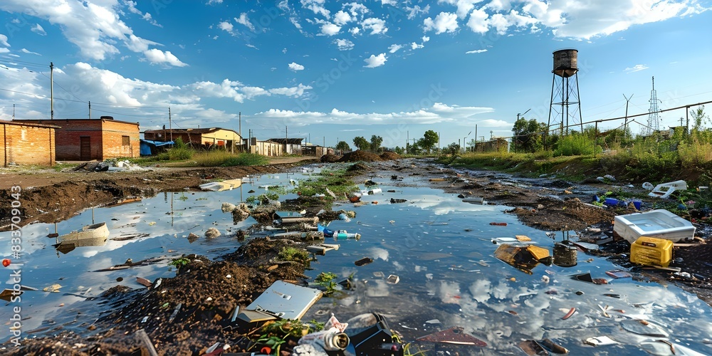 Toxic substances like heavy metals and electronic waste contaminate ...