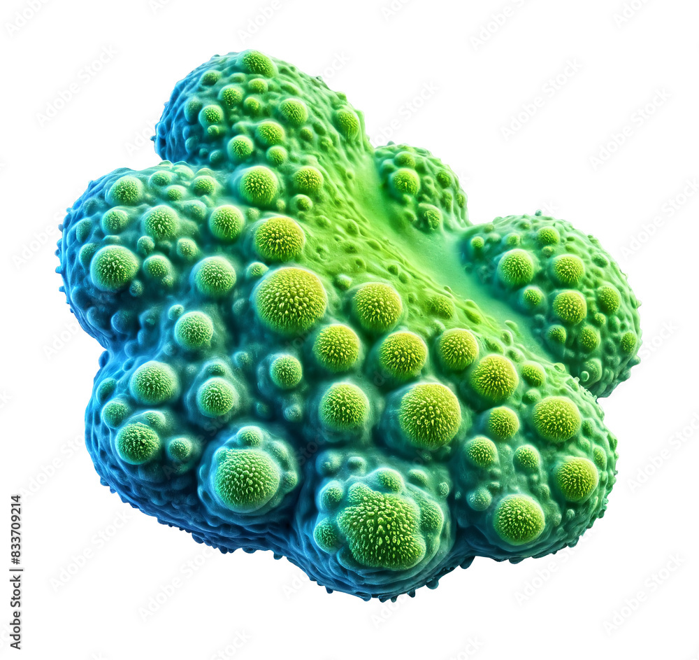Microbe, virus, bacterium, molecule, isolated on transparent background ...