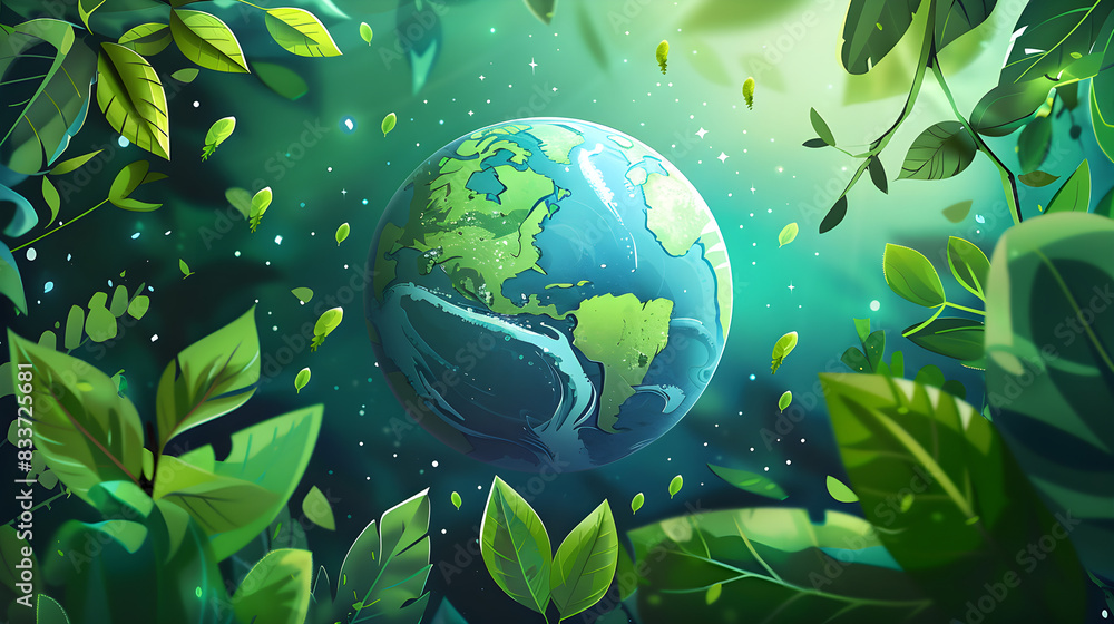 World environment and earth day concept, June 5. World Environment Day celebration banner ...