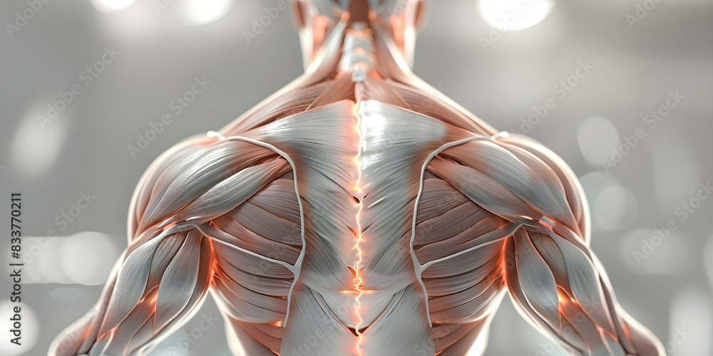 Anatomy of Human Back and Arm Muscles: Detailed High-Resolution Image ...