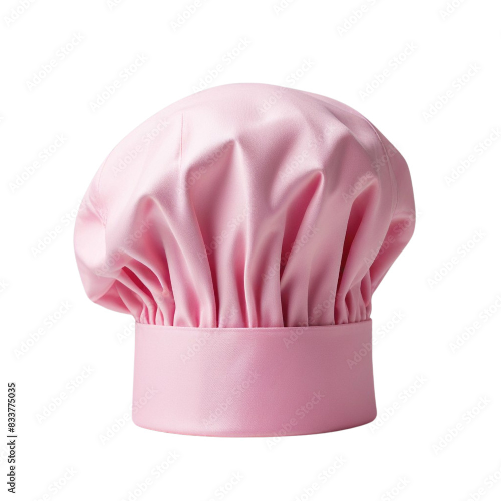 pink chef hat on Isolated transparent background png. generated with AI ...
