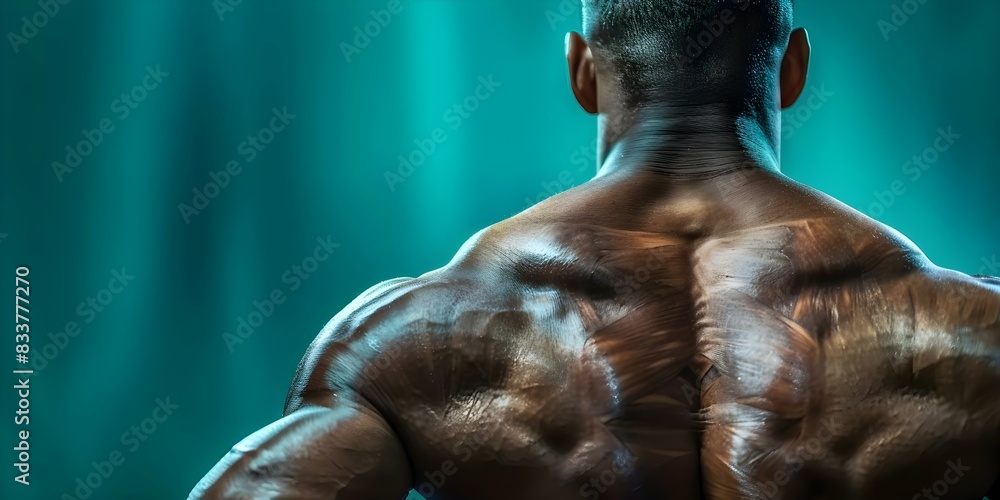Anatomy of the Human Back Muscles: A Rear View. Concept Human Anatomy ...