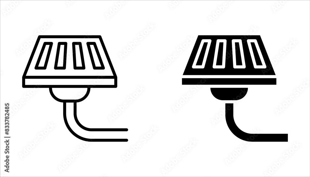 Drain icon set. sewer rain water drainage vector symbol on white ...