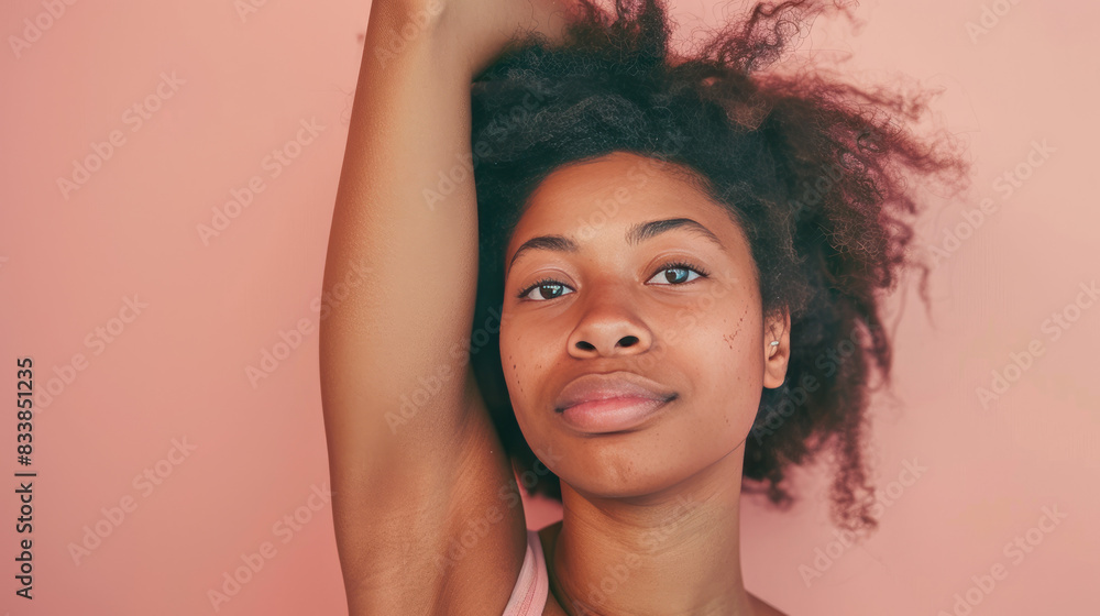 Embracing natural body features, like armpit hair, is a sign of self-love and a challenge to ...
