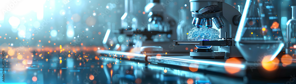 Scientists Profile with Lab Equipment: A photo realistic representation ...