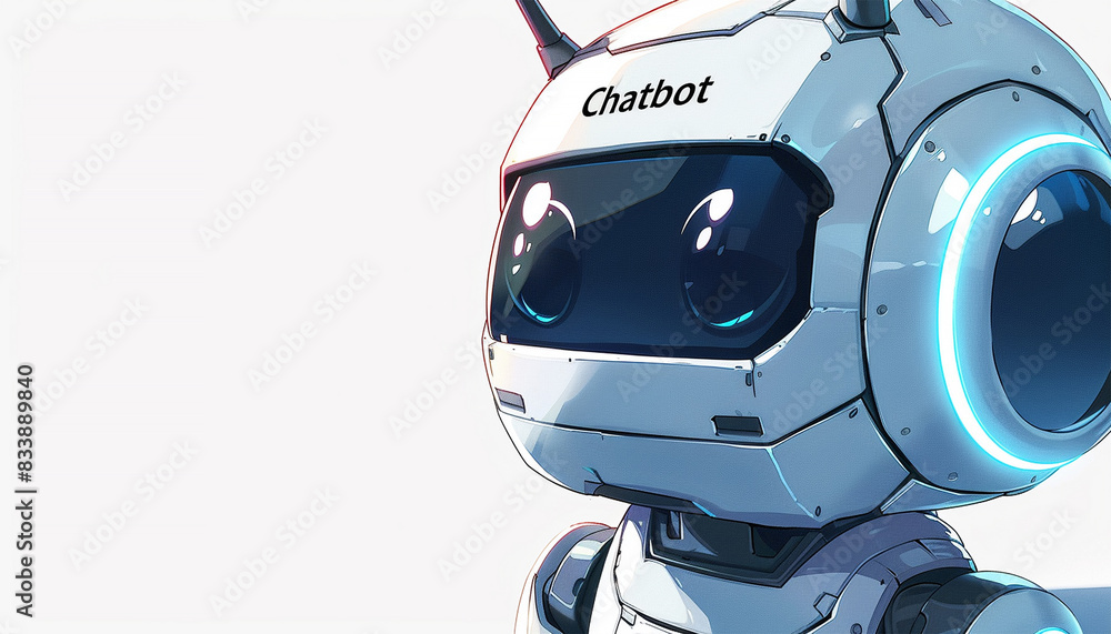 Chatbot icon animation. AI cyberspace support service. Online support ...