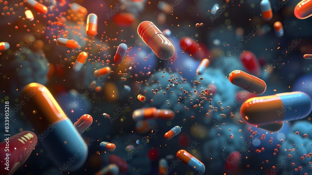 Pharmacokinetics of a common medical drug Stock Illustration | Adobe Stock