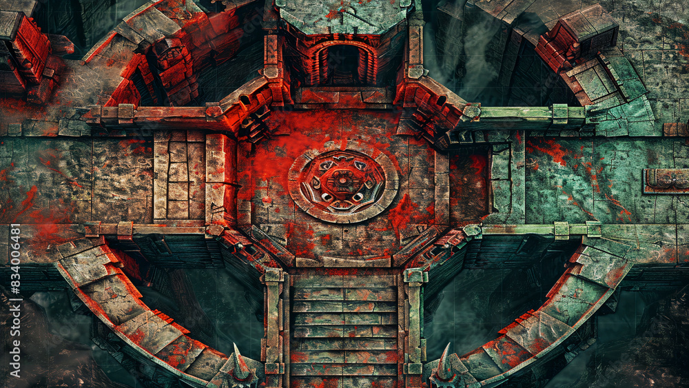 Crypt Battlemap DnD,RPG Map for Dungeons and Dragons,game background ...