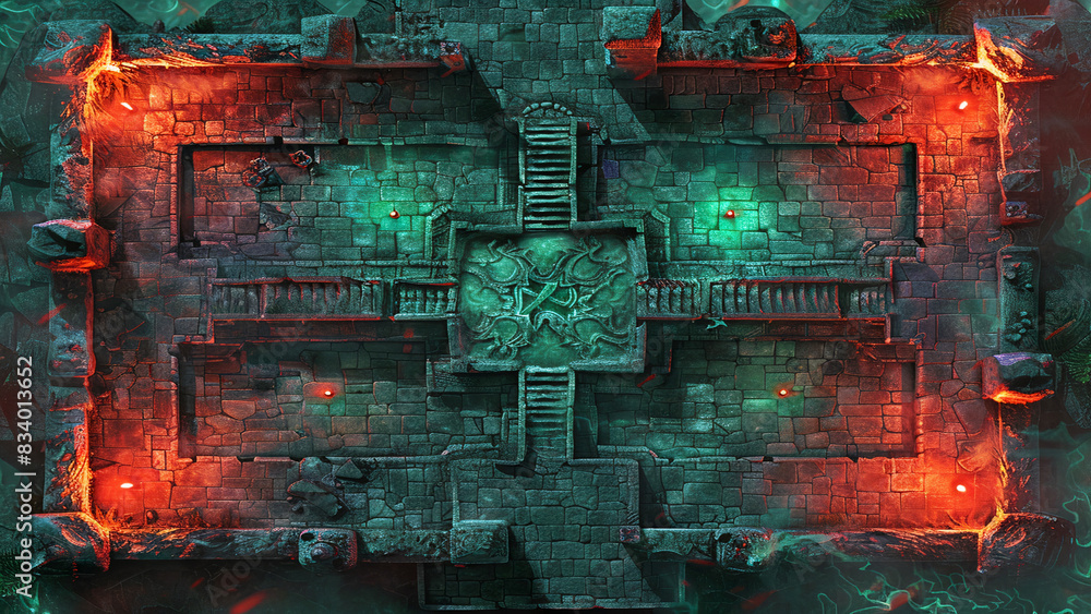 Crypt Battlemap DnD,RPG Map for Dungeons and Dragons,game background ...