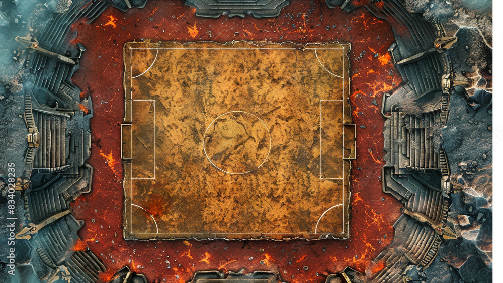 Soccer Stadium Battlemap DnD,game background,sport background stadium ...