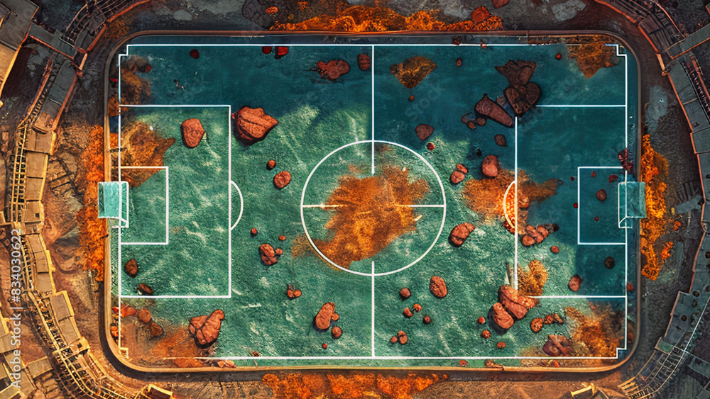 Soccer Stadium Battlemap DnD,game background,sport background stadium ...