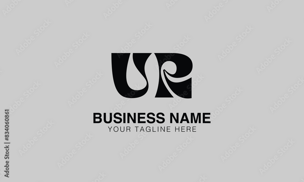 UR U ur initial logo | initial based abstract modern minimal creative ...