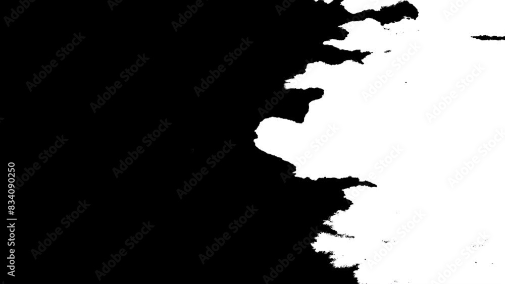 ink transition on white screen, drop texture, ink transition splatter ...