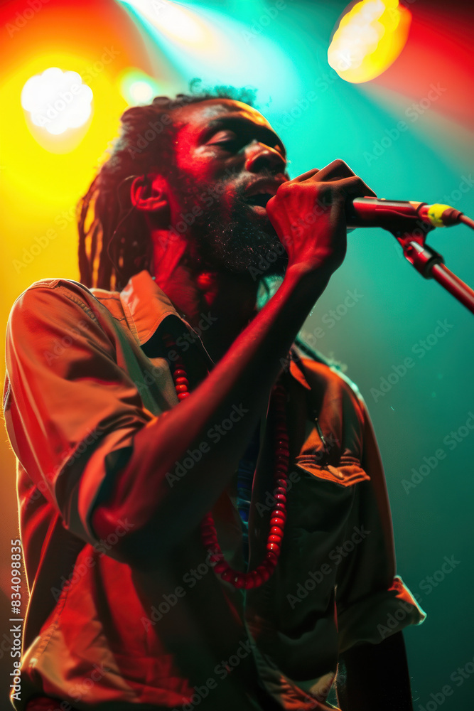 Dynamic Reggae Performance with Lights, Celebrate the diversity of ...