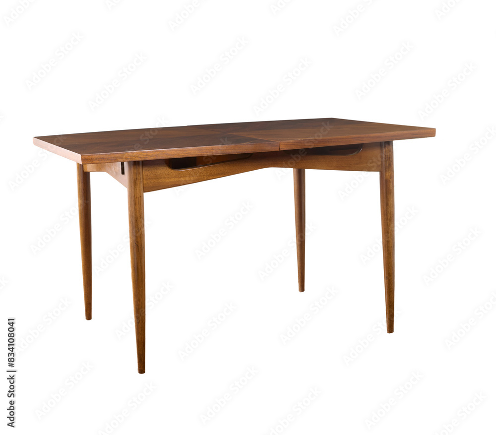 Vintage dining table with extraordinary grain pattern. 1950s Midcentury ...