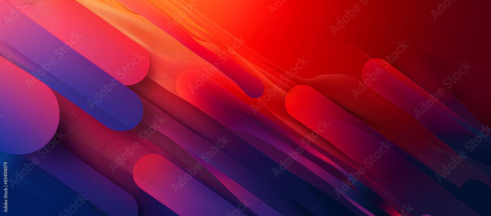 Flowing neon gradients geometric abstract background with straight ...