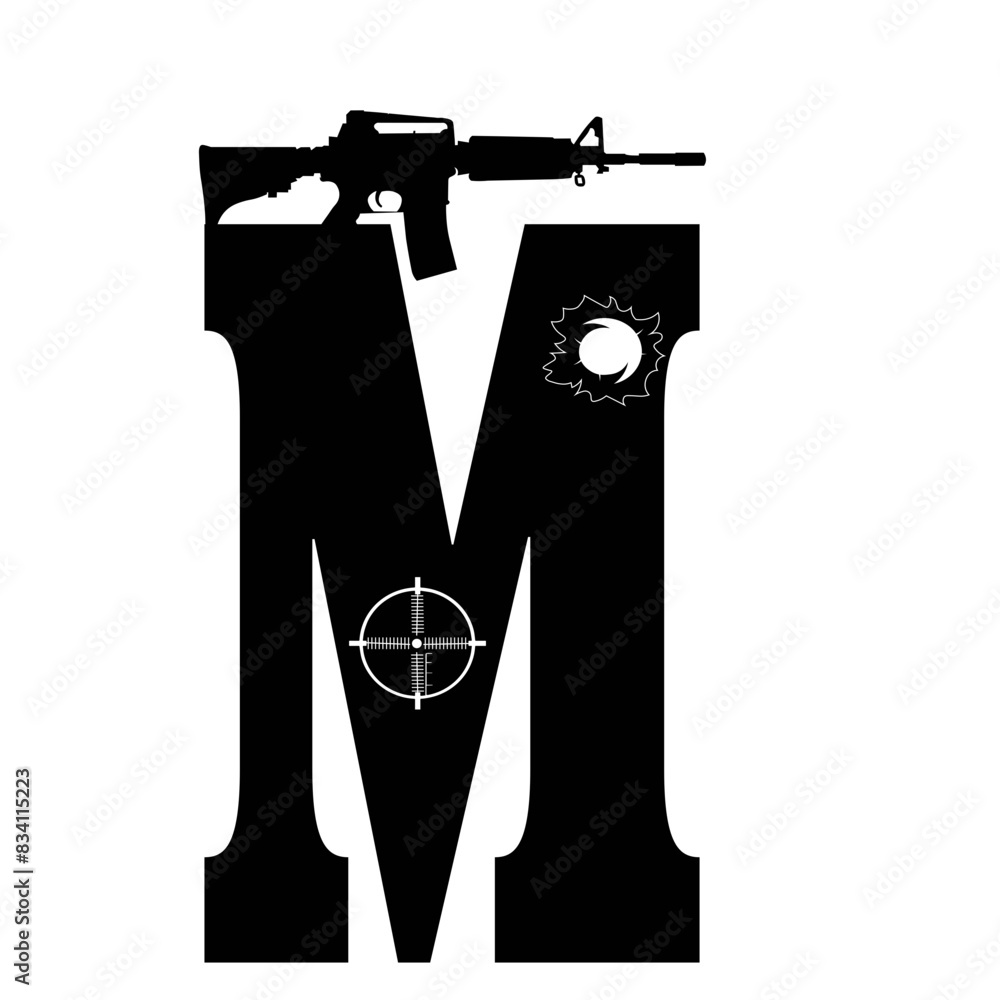 Gun Alphabet Font Letters Svg, Second Amendment Dad Rifle, 2nd ... Gun Alphabet Font Letters Svg, Second Amendment Dad Rifle, 2nd ...