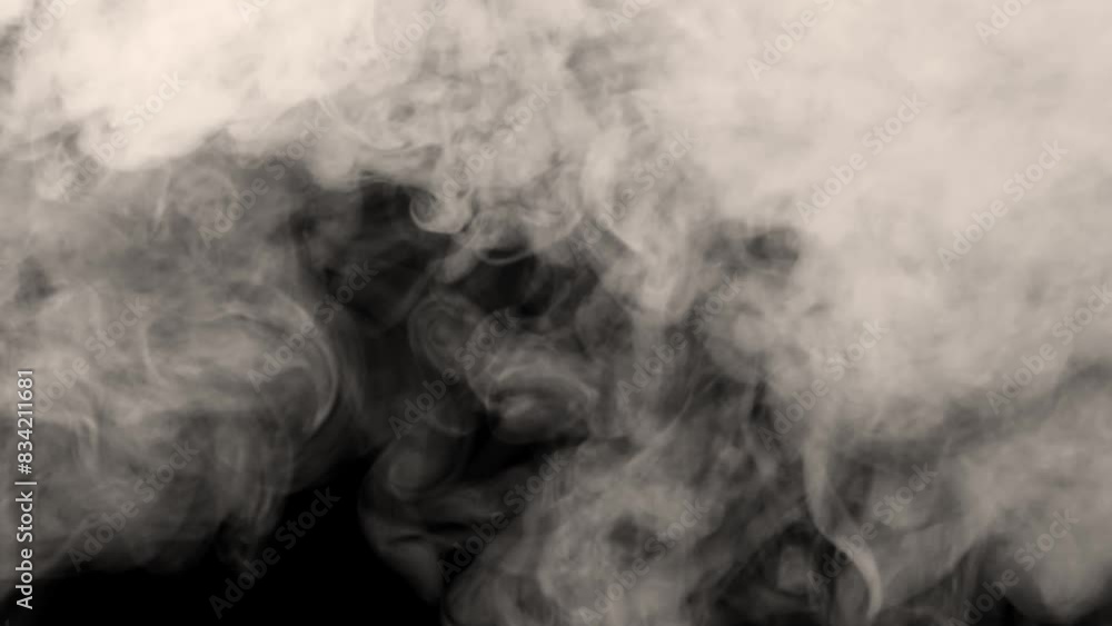 Smoke video transitions. special effect for video editing: effect ...