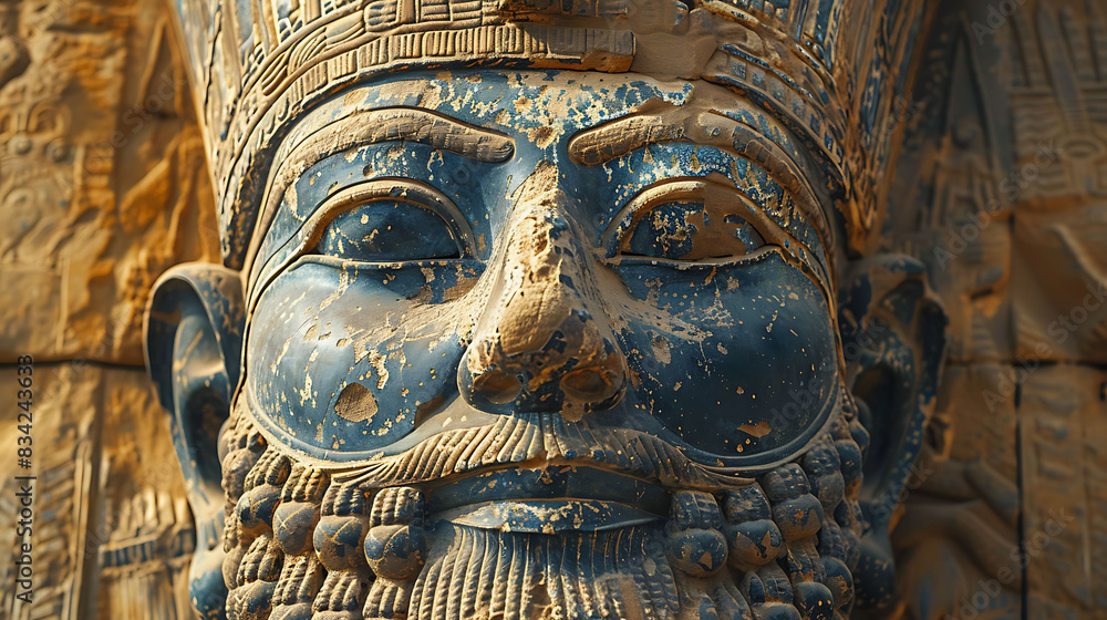 Envision ancient city of Lagash where Gudea the ruler commissioned ...