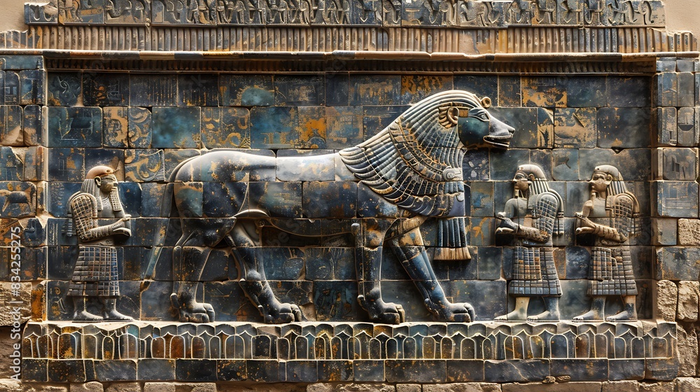 Picture ancient city of Babylon during the NeoBabylonian Empire with ...