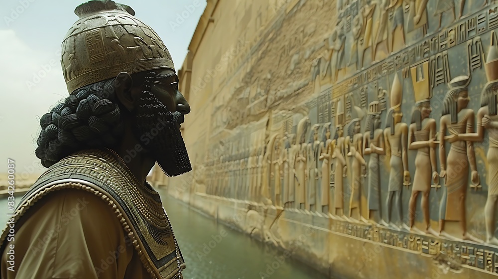 Picture NeoAssyrian Empire under Ashurbanipal where the library at ...