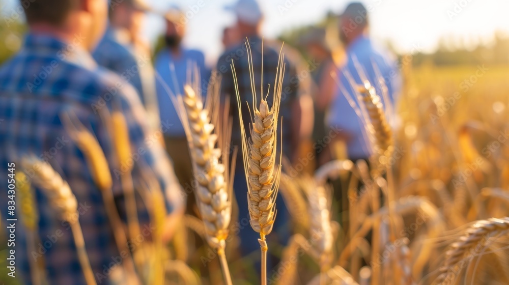 Farmers attend a workshop to learn about the benefits of AI in ...