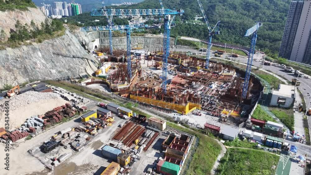 Witness the massive Hillside Rock Cavern Quarry Development in Kowloon ...