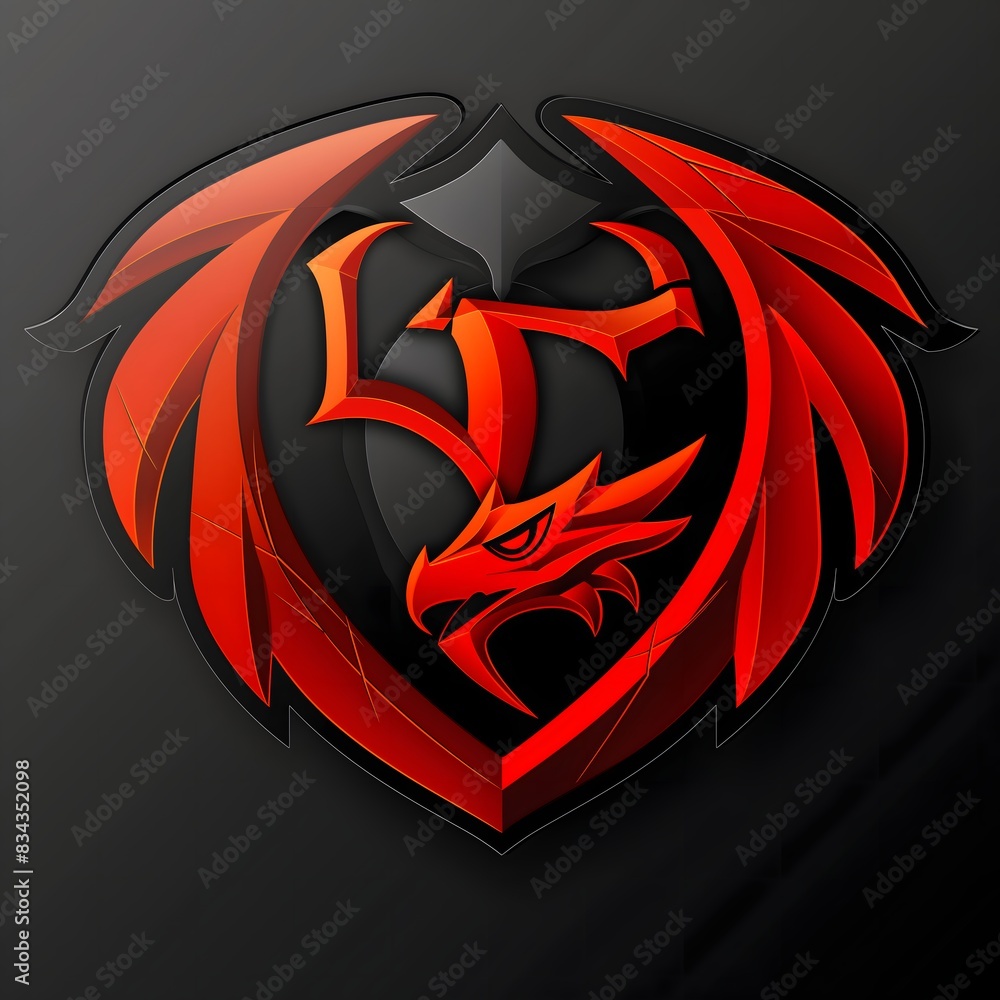 7. Craft a sticker displaying Ligula's logo in a dynamic 3D design ...