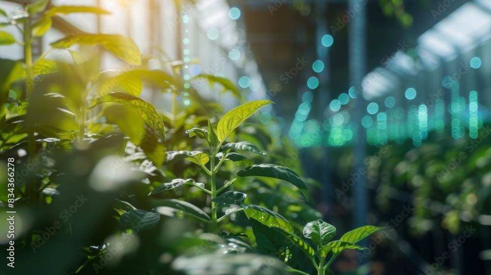 A visual representation of a greenhouses humidity levels over time ...