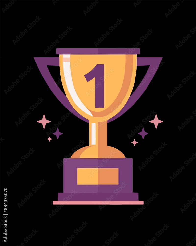 winner #1 trophy number one winner's golden shine winner's circle brand ...