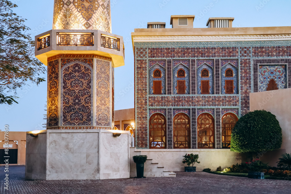 The Katara Mosque, sometimes referred to as the Blue Mosque of Katara ...