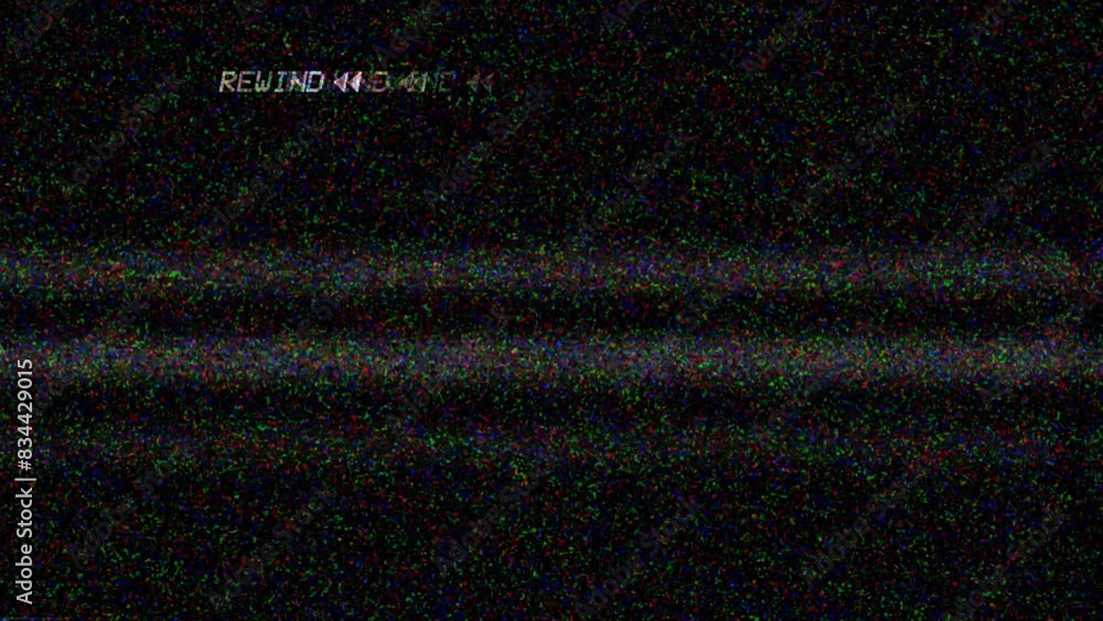 Vhs K Distort Tape Rewind - mov - VHS Overlay Alpha Matte - Loop Video ...