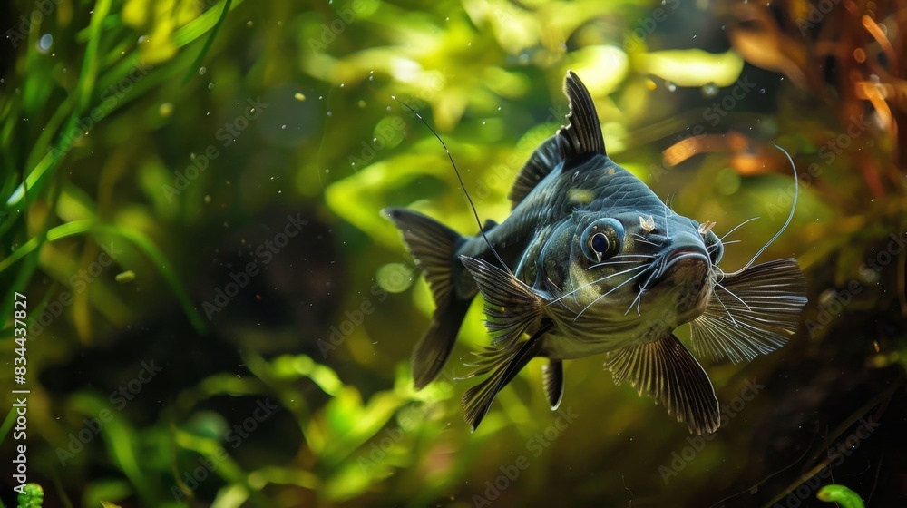 Catfish in the aquarium, International Children's Day, travel, learn ...