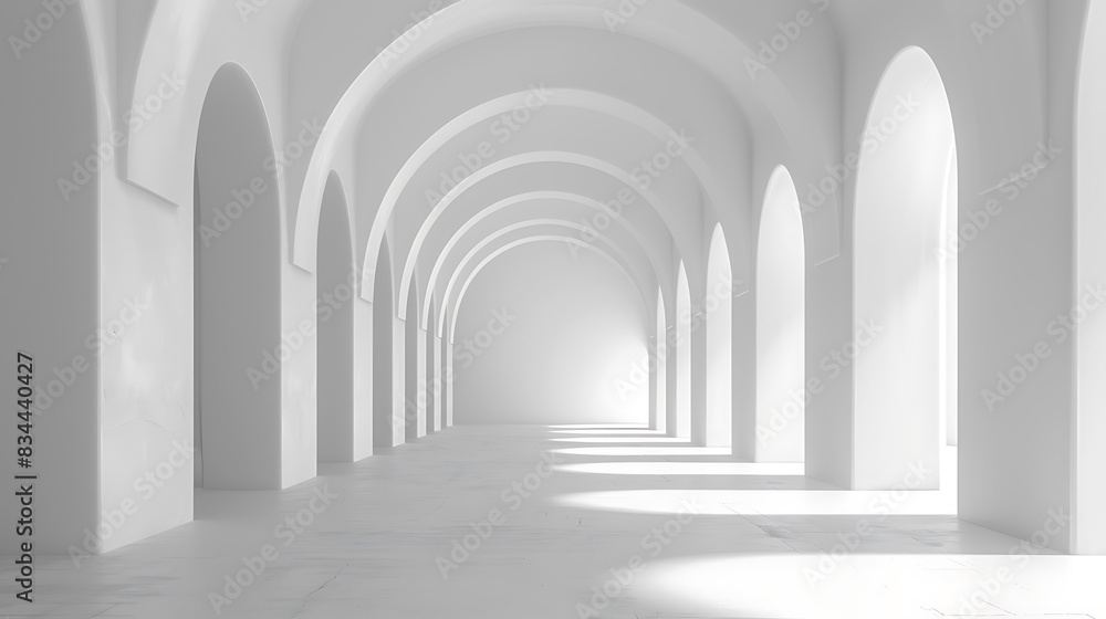 Simple Arches minimal background, Arch shapes on a plain background ...