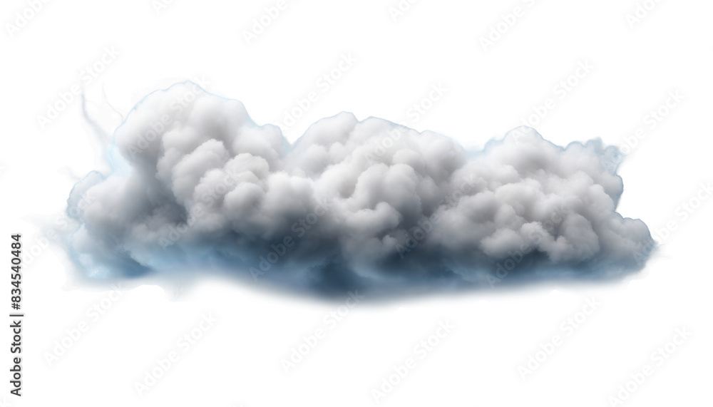 Realistic dark cloud on transparent background. High-quality image ...