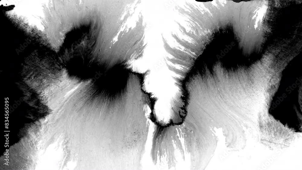 ink transition on white screen, drop texture, ink transition splatter ...
