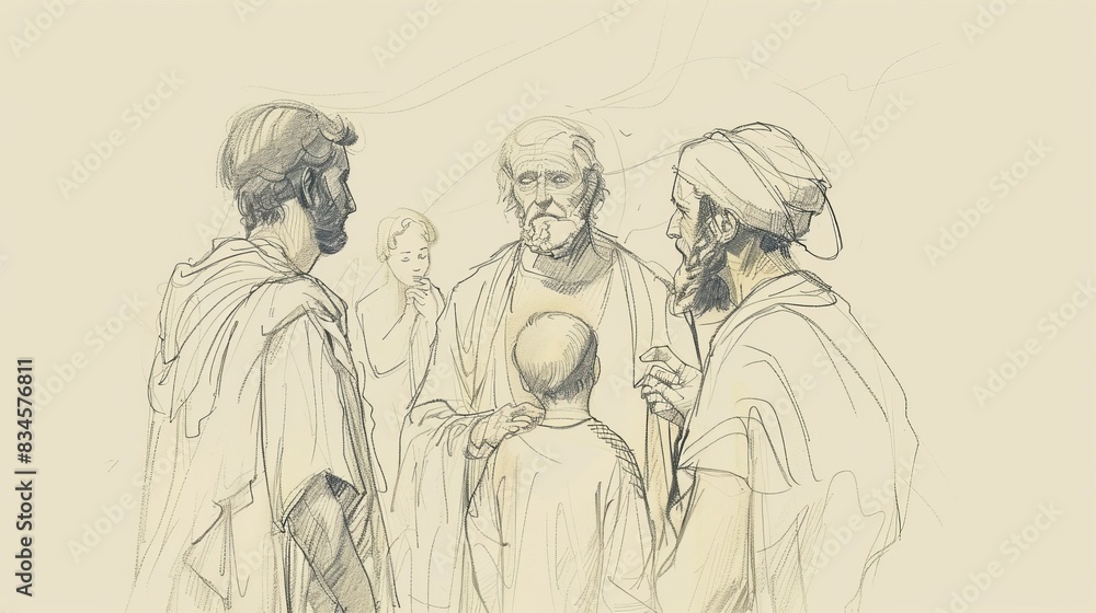Biblical Illustration of 2 Samuel 12: Nathan's Confrontation of David ...