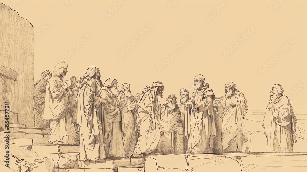 Biblical Illustration of 2 Kings 17: Fall of Israel, Assyrian Captivity ...