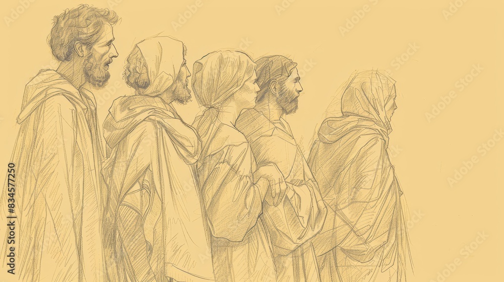 Biblical Illustration of 2 Samuel 11: David and Bathsheba, Adultery ...